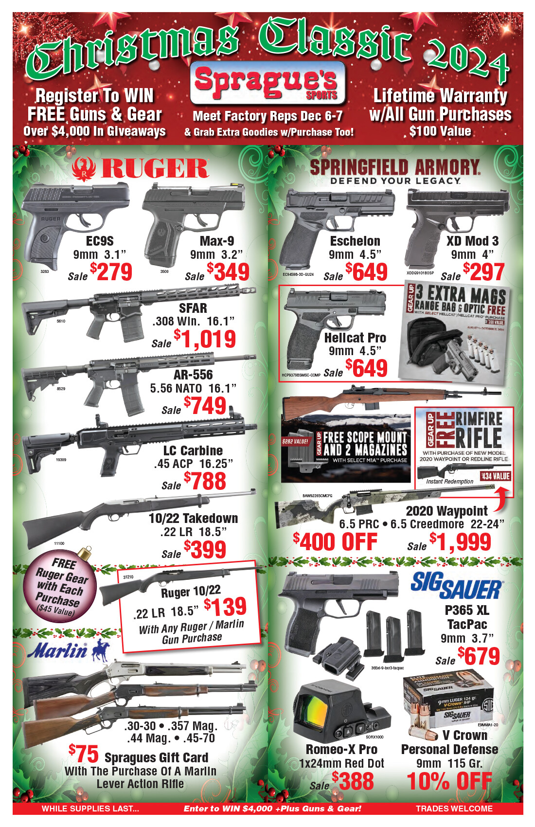 Don’t Miss the Christmas Classic at Sprague’s Sports! - Sprague's ...